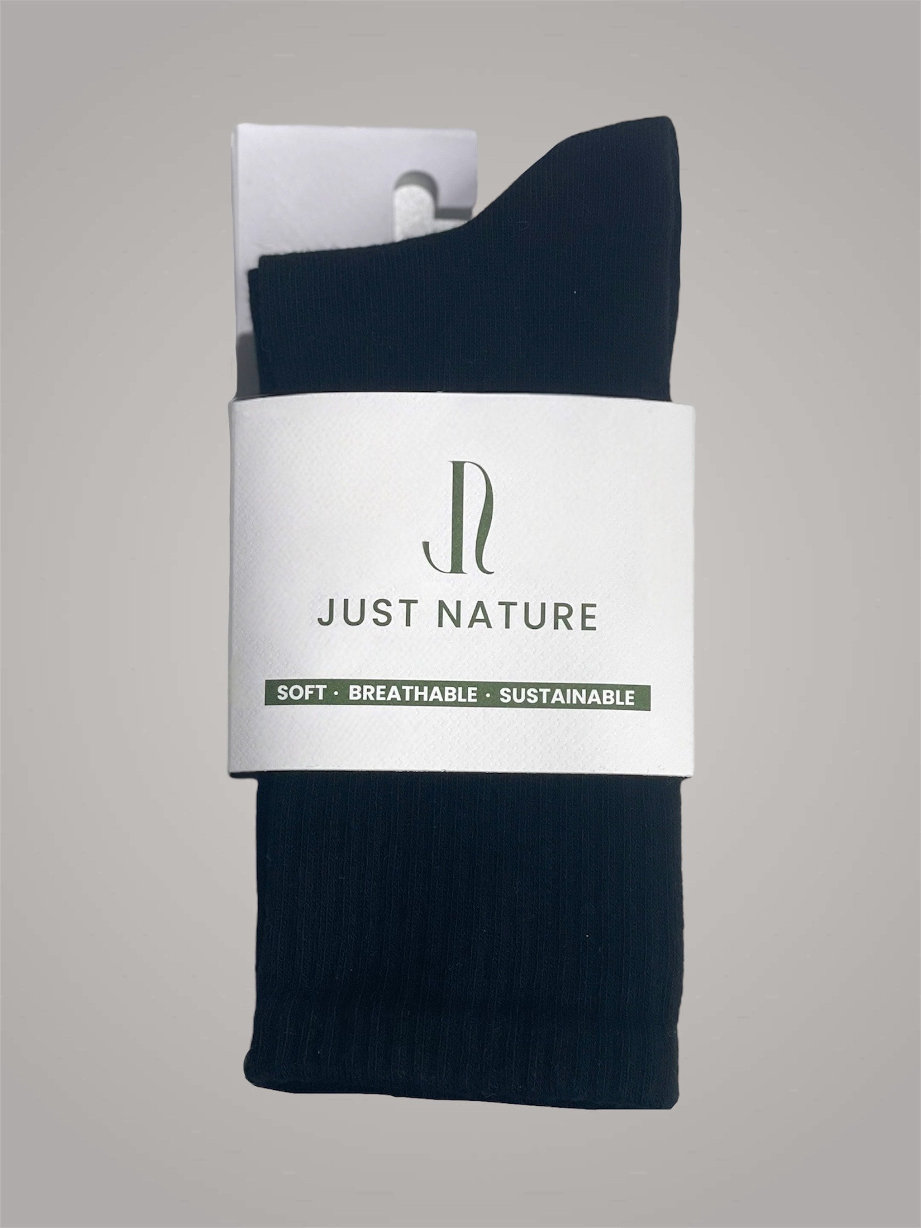 3-PACK BLACK HIGH CUT SOCKS-BLACK – Just Nature