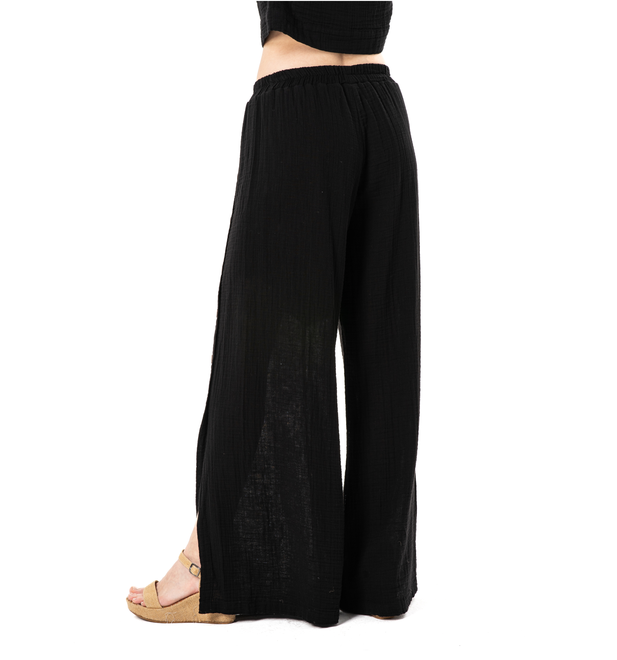 JENNY DOUBLE PANT- BLACK – Just Nature