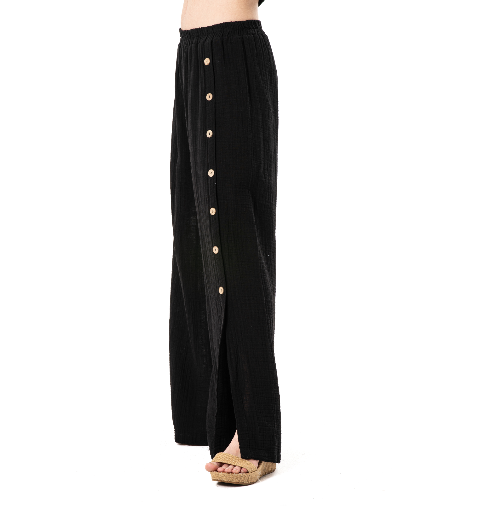 JENNY DOUBLE PANT- BLACK – Just Nature
