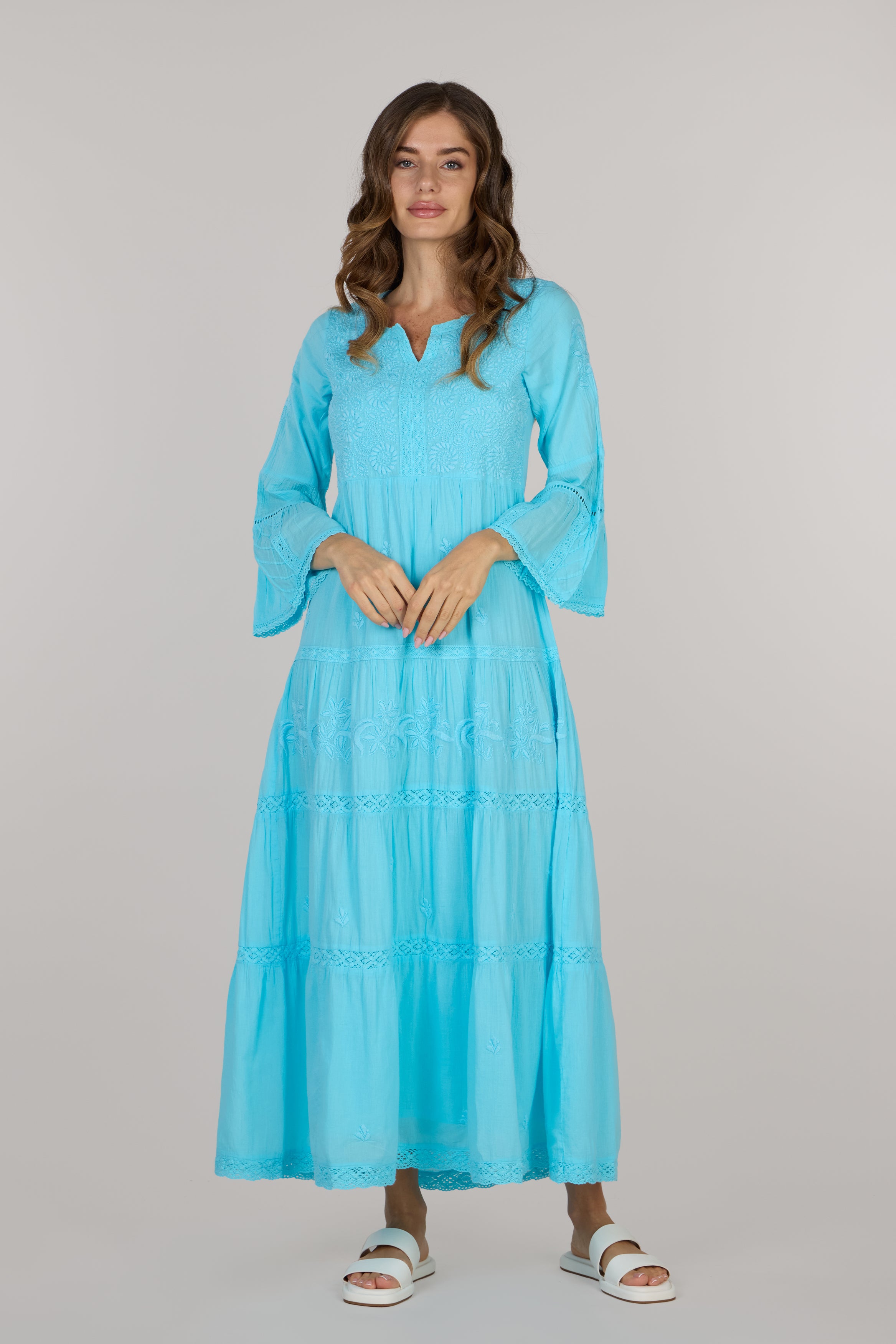 GISELLE FLARED SLEEVE DRESS – Just Nature